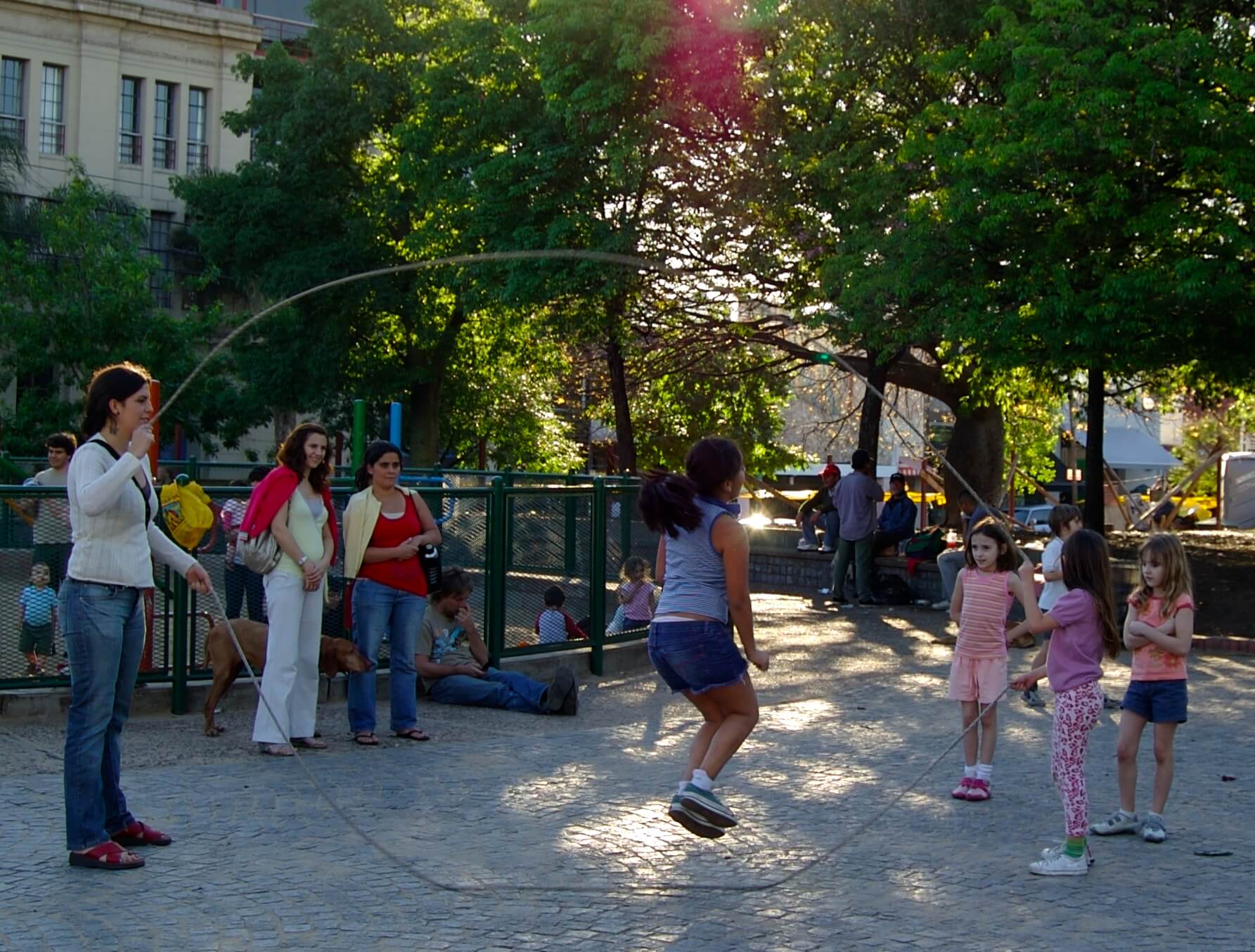 Jump Rope with Two people swinging the Rope - Habyts