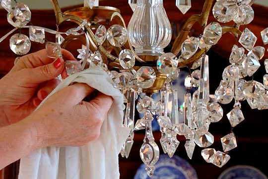 Wipe Down Light Fixtures - Habyts